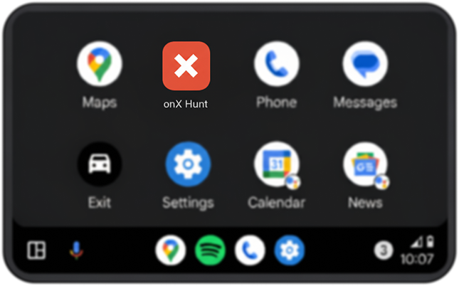 Using onX Hunt with Apple CarPlay or Android Auto – onX Hunt